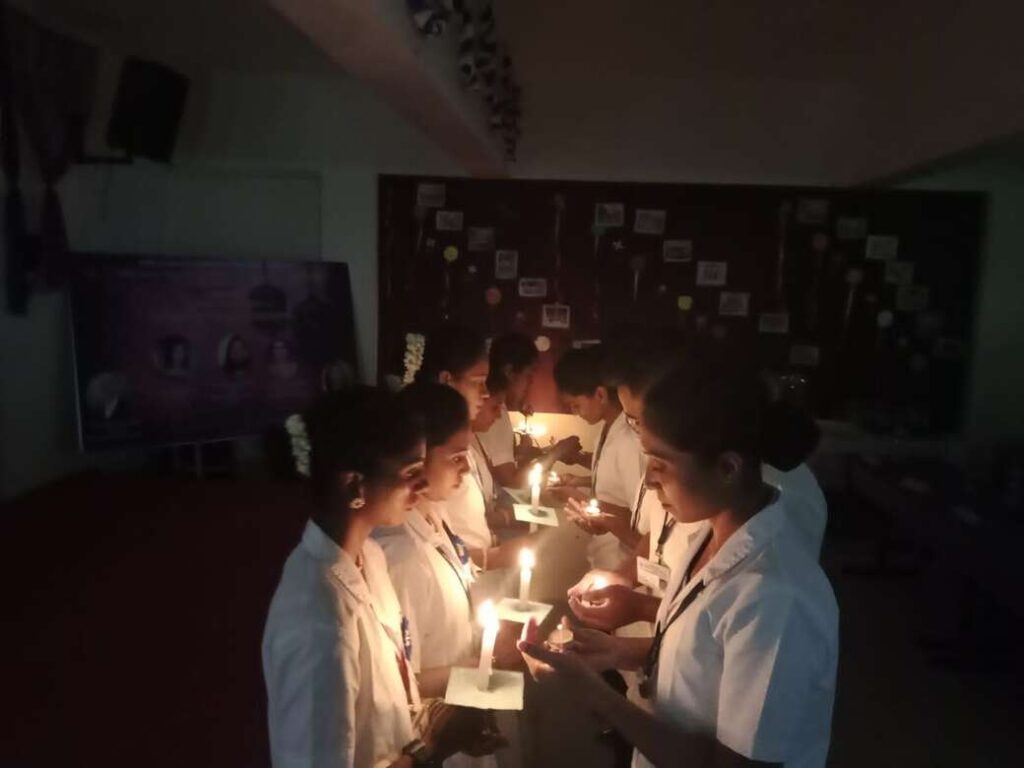 Lamp Lighting And Oath Taking Ceremony | Vispute School Of Nursing